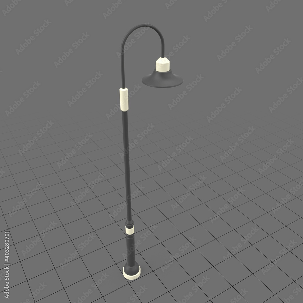 Street lamp post Stock 3D asset | Adobe Stock
