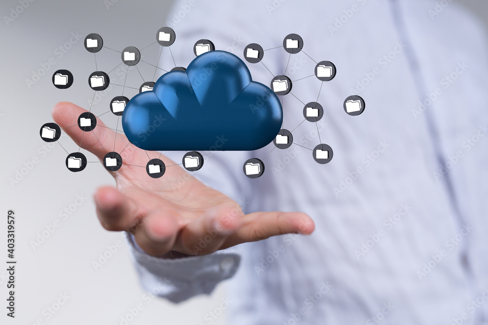 Connecting people on the internet, nodes transforming. Social network ...