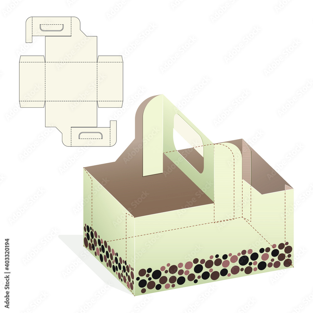 Cardboard Die Cut Template, Carry On Protective Blueprint Design Die ...