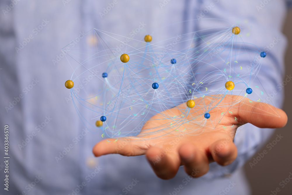 Abstract technology group and data Stock Photo | Adobe Stock