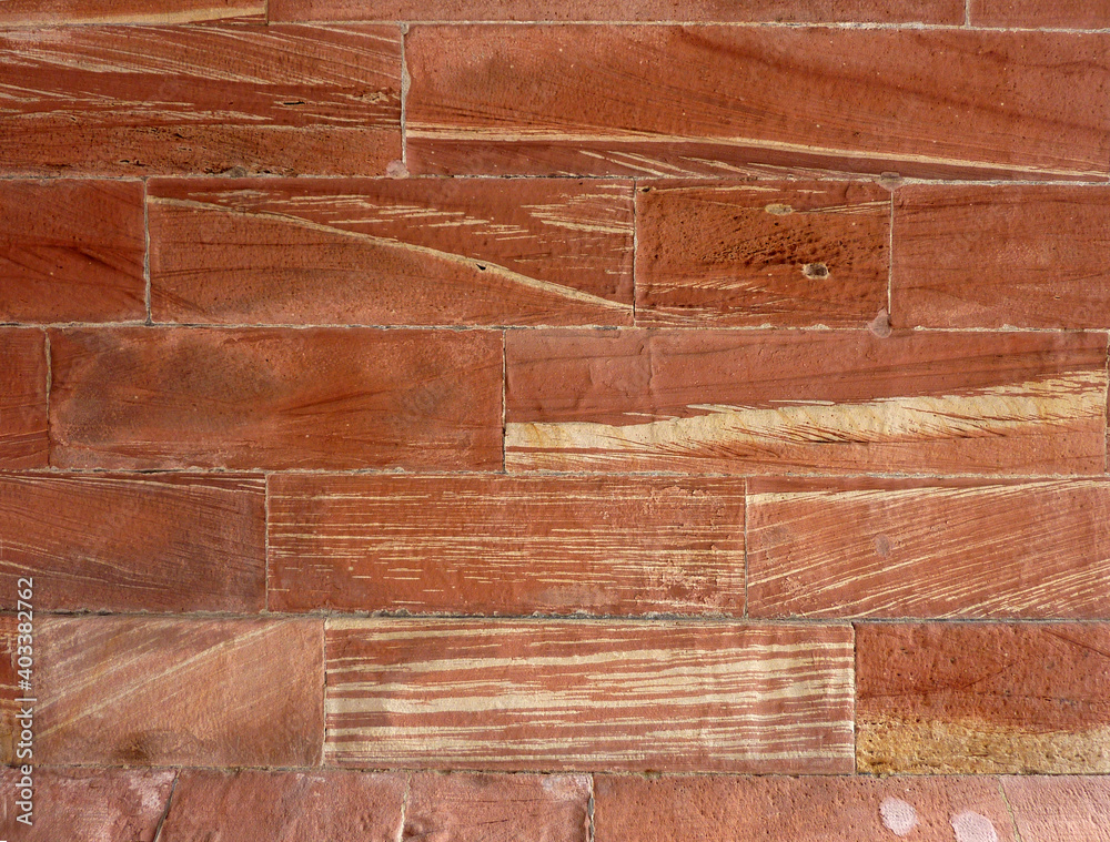 mur de roche rouge Stock Photo | Adobe Stock