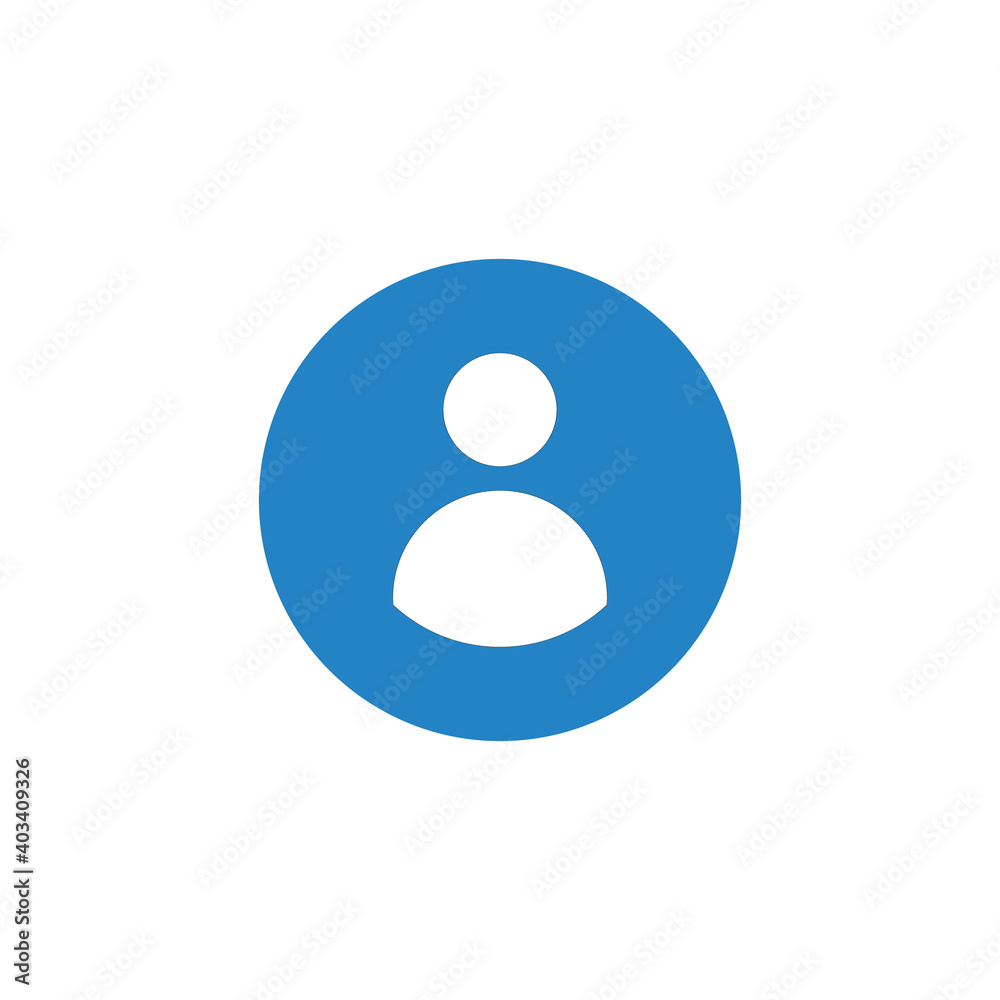 Default Avatar Profile Icon Vector in Flat Style. Social Media User ...