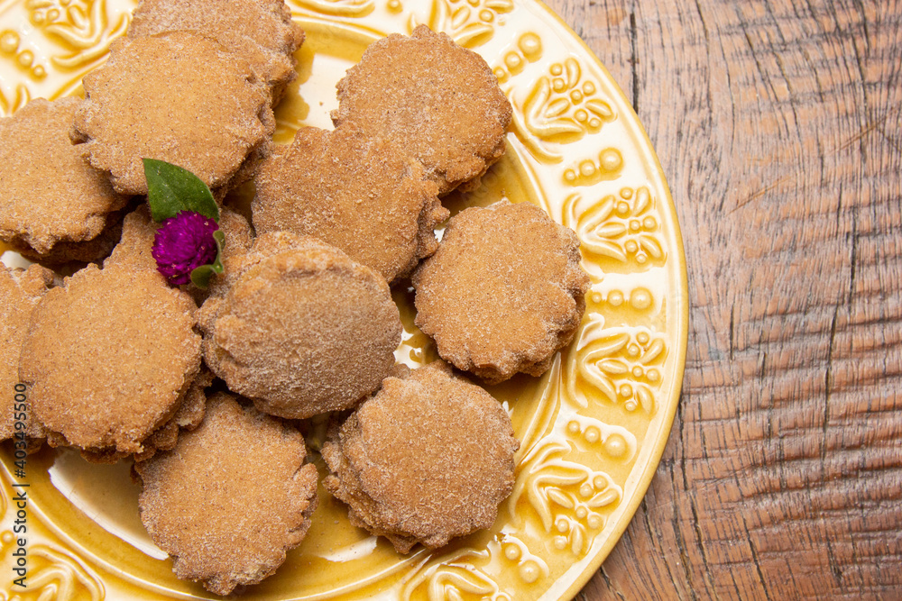 Casadinho Cookie - Traditional Brazilian biscuit stuffed with dulce de ...