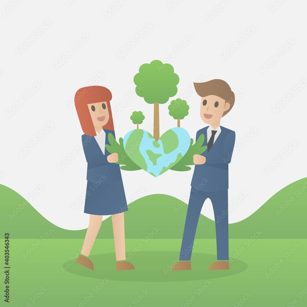 CSR-corporate social responsibility concept in business concept,Idea ...