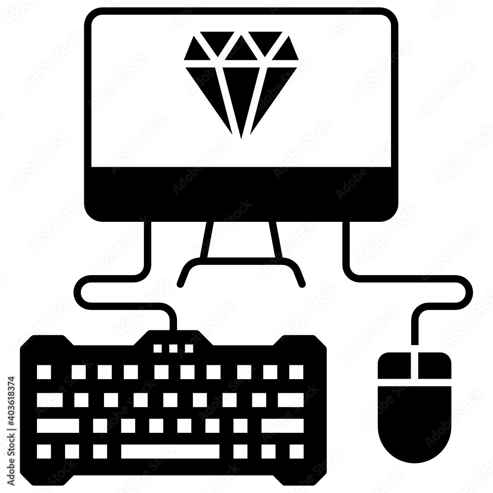 Game Play Vector Concept, PC Gaming Studio Logo Icon design, esports ...