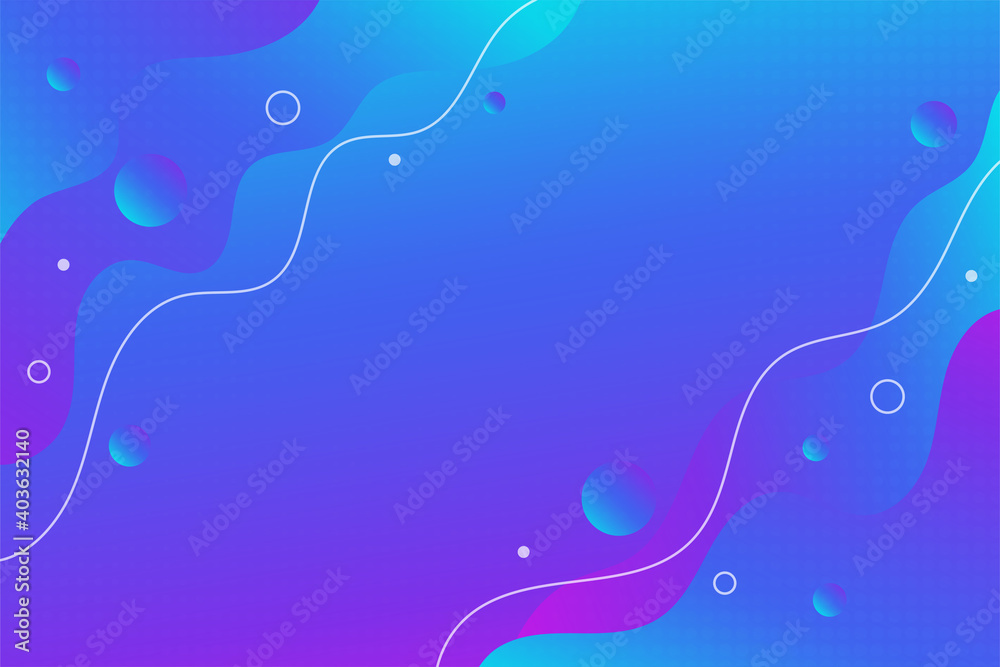 Liquid purple and blue gradient banner background Modern free curved ...