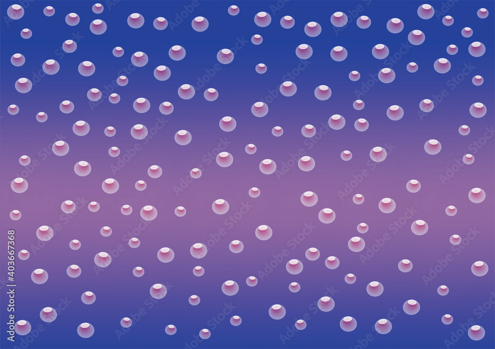 fondo de burbujas, con fondo azul para decoración Stock Illustration ...