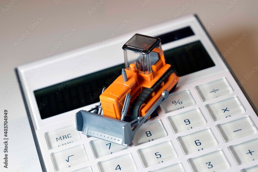 Kalkulation Bau, Baustelle, Bauwirtschaft, Stock Photo | Adobe Stock