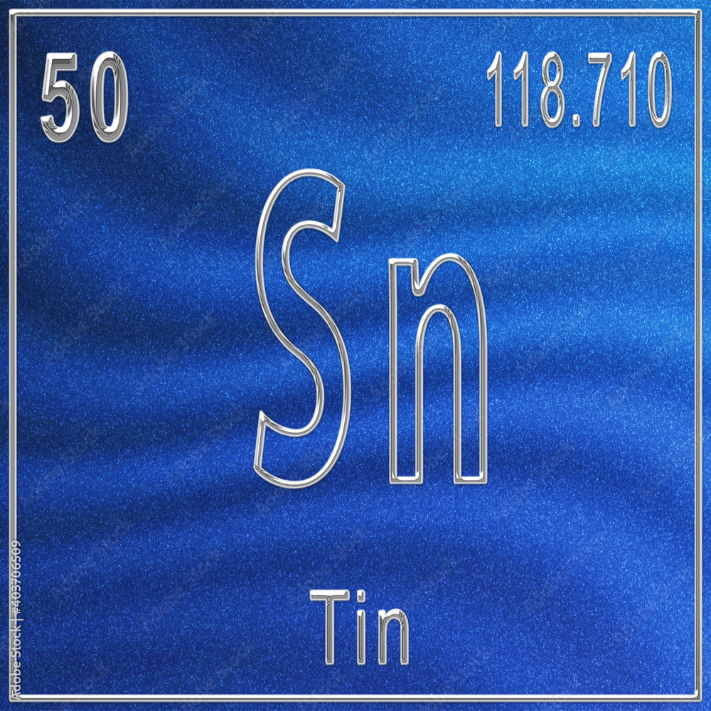 Tin Atom Model