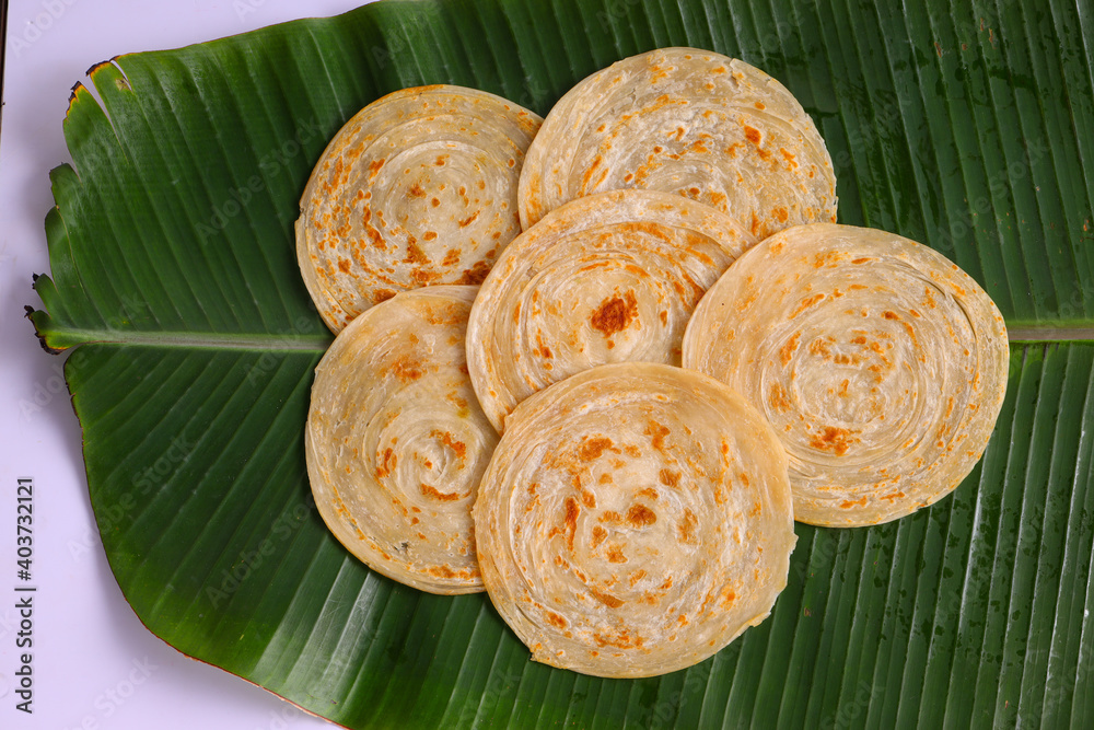 Porotta/Paratha/Parotta Stock Photo | Adobe Stock