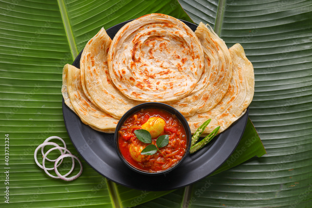 Porotta/Paratha/Parotta Stock Photo | Adobe Stock
