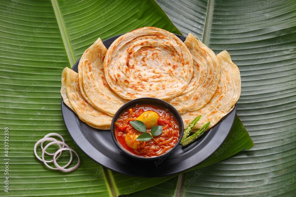 Porotta/Paratha/Parotta Stock Photo | Adobe Stock