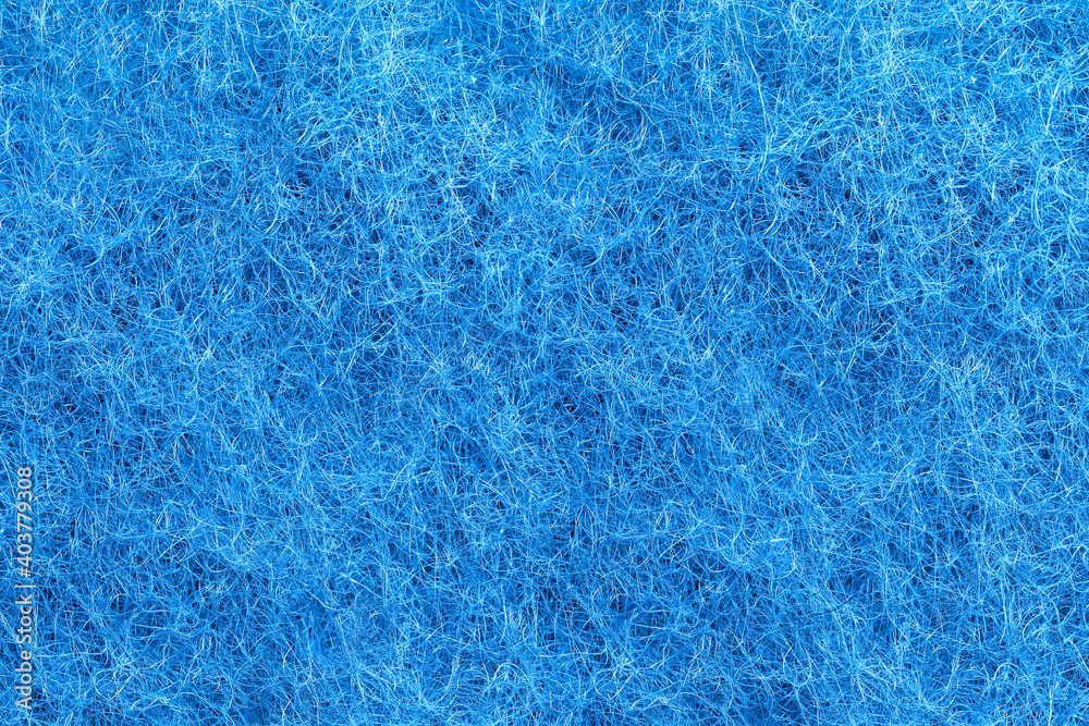 Blue felt texture. Full frame macro photography of wool fiber non-woven ...