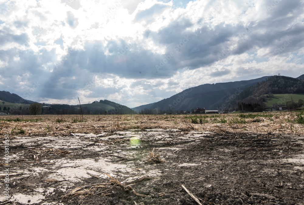 soil compaction or soil structure degradation in agriculture Stock ...