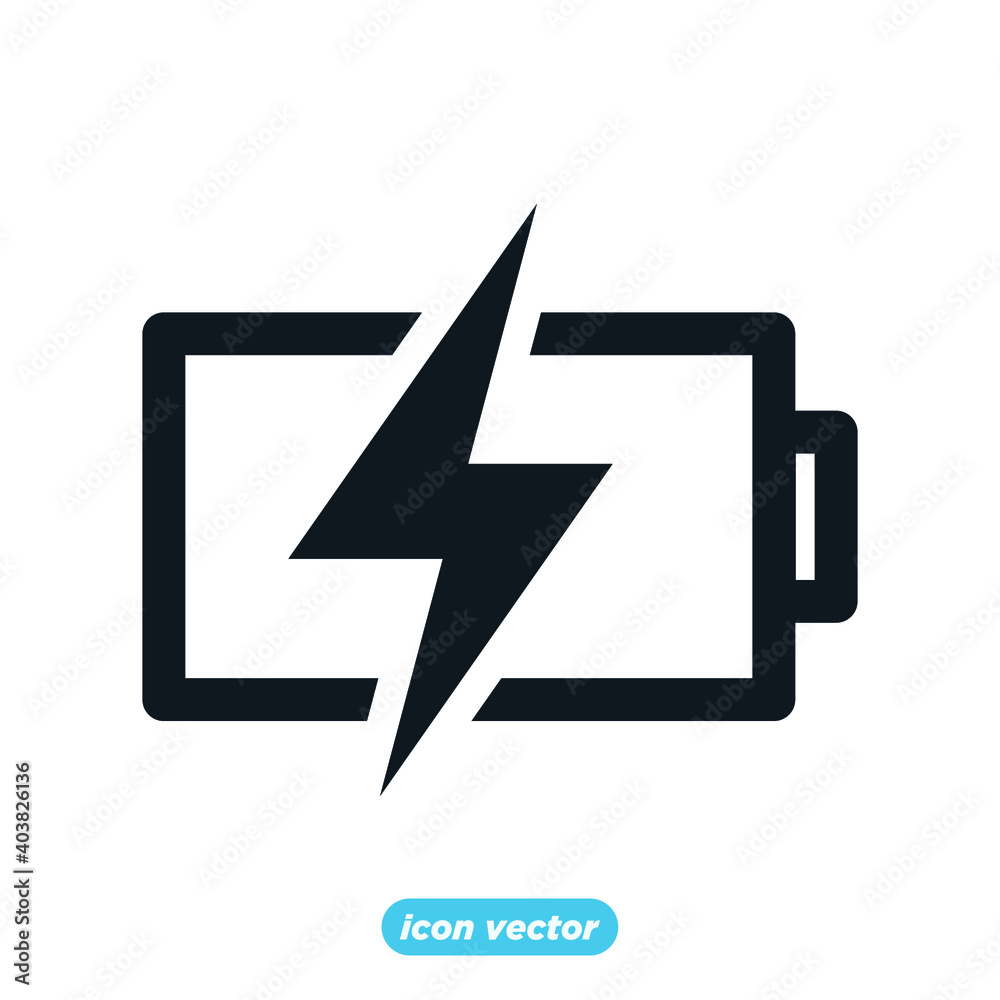 battery icon template color editable. power battery symbol vector ...