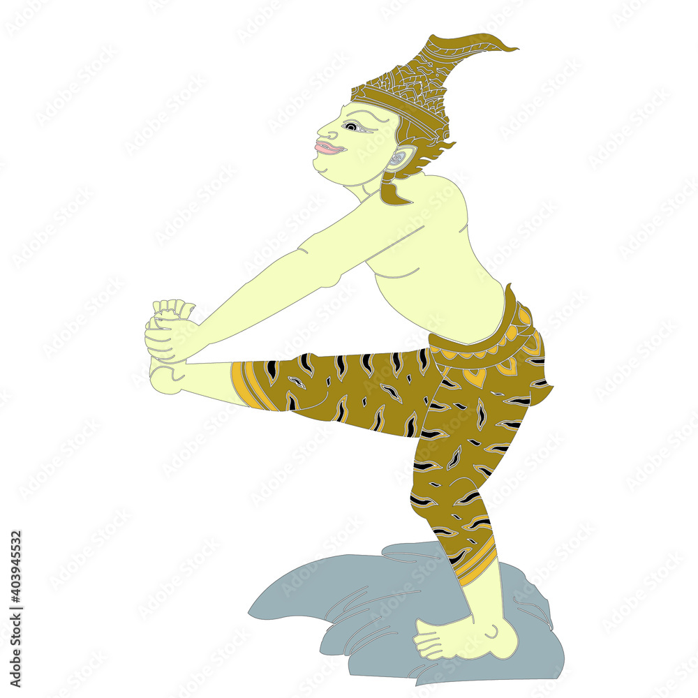 Hermit Datton or Thai Hermit exercise for Relieve symptoms of beriberi ...