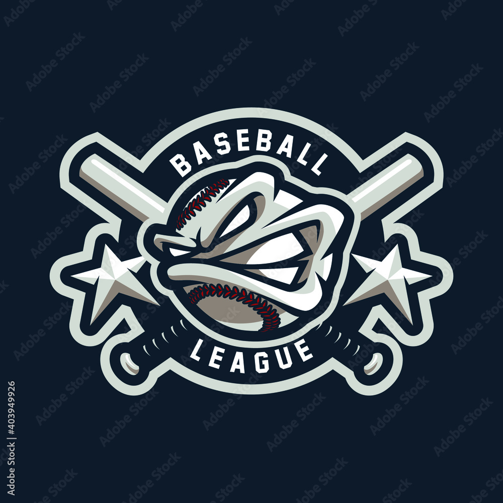 Baseball mascot design for sport or e-sport team Stock Vector | Adobe Stock