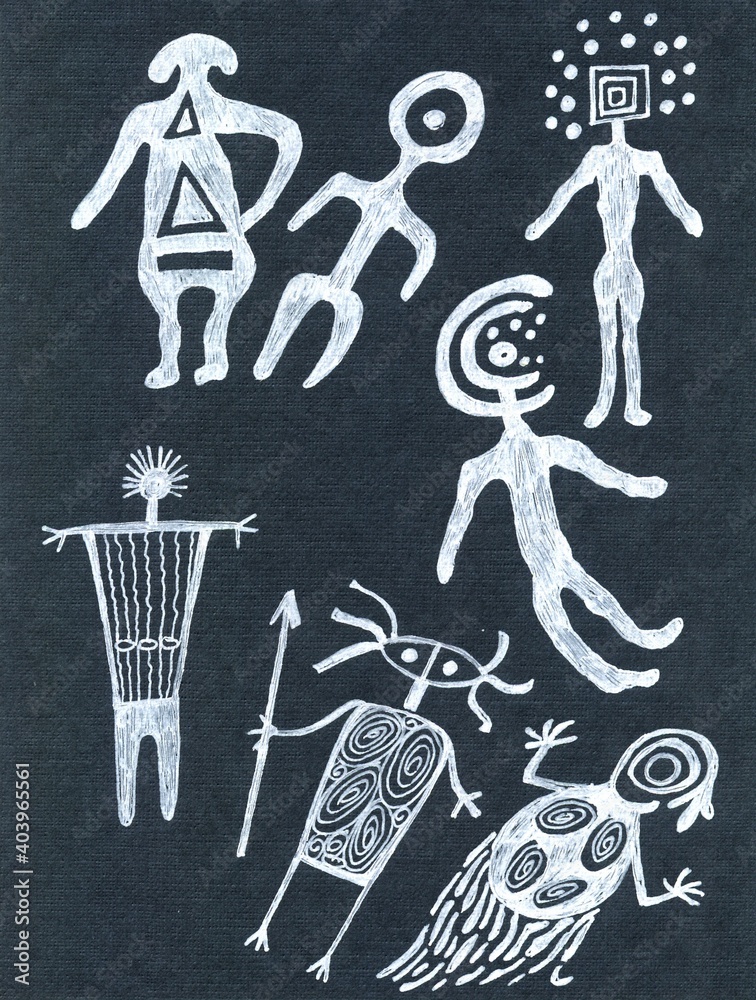 Alien Symbols Tattoo