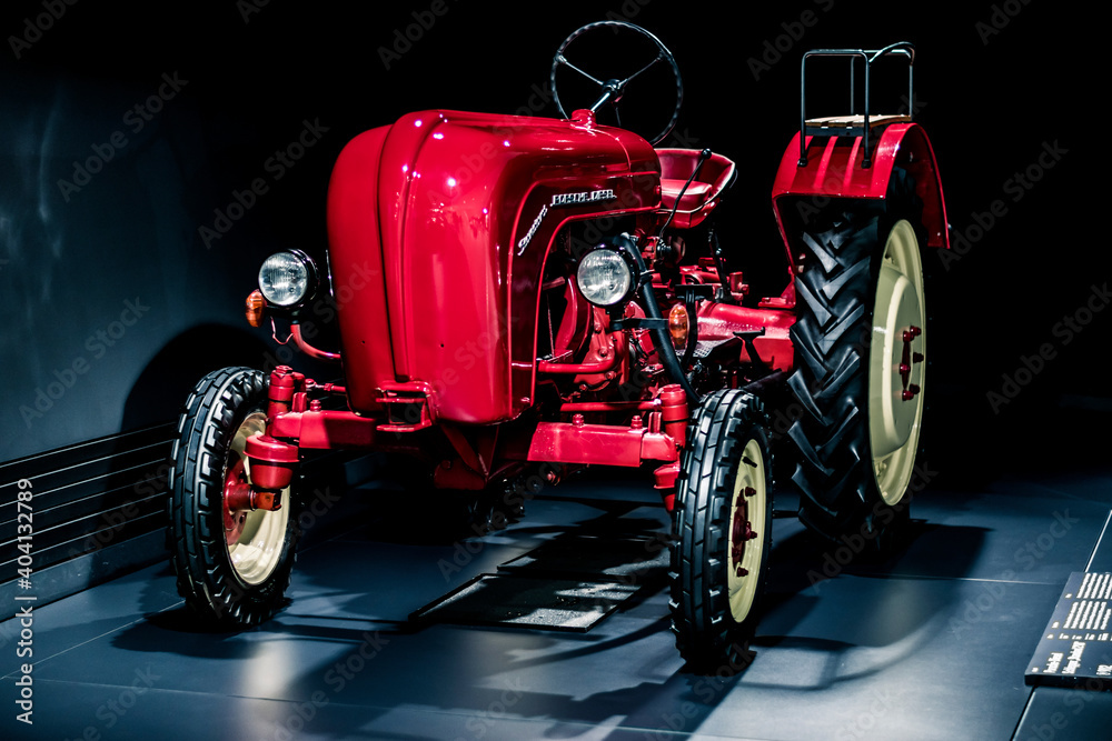 STUTTGART, Germany 6 March 2020: The Porsche-Diesel Schlepper “Standard ...