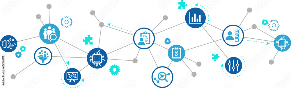 Vetor de hr analytics / people analytics vector illustration. Concept ...