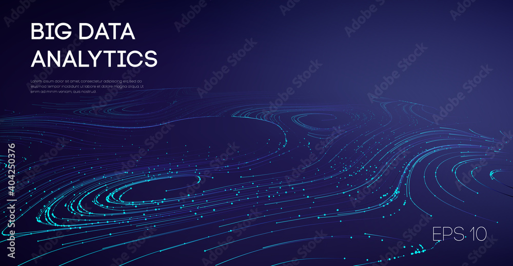 Abstract Big Data Flow Background. Software code agile industrial ...