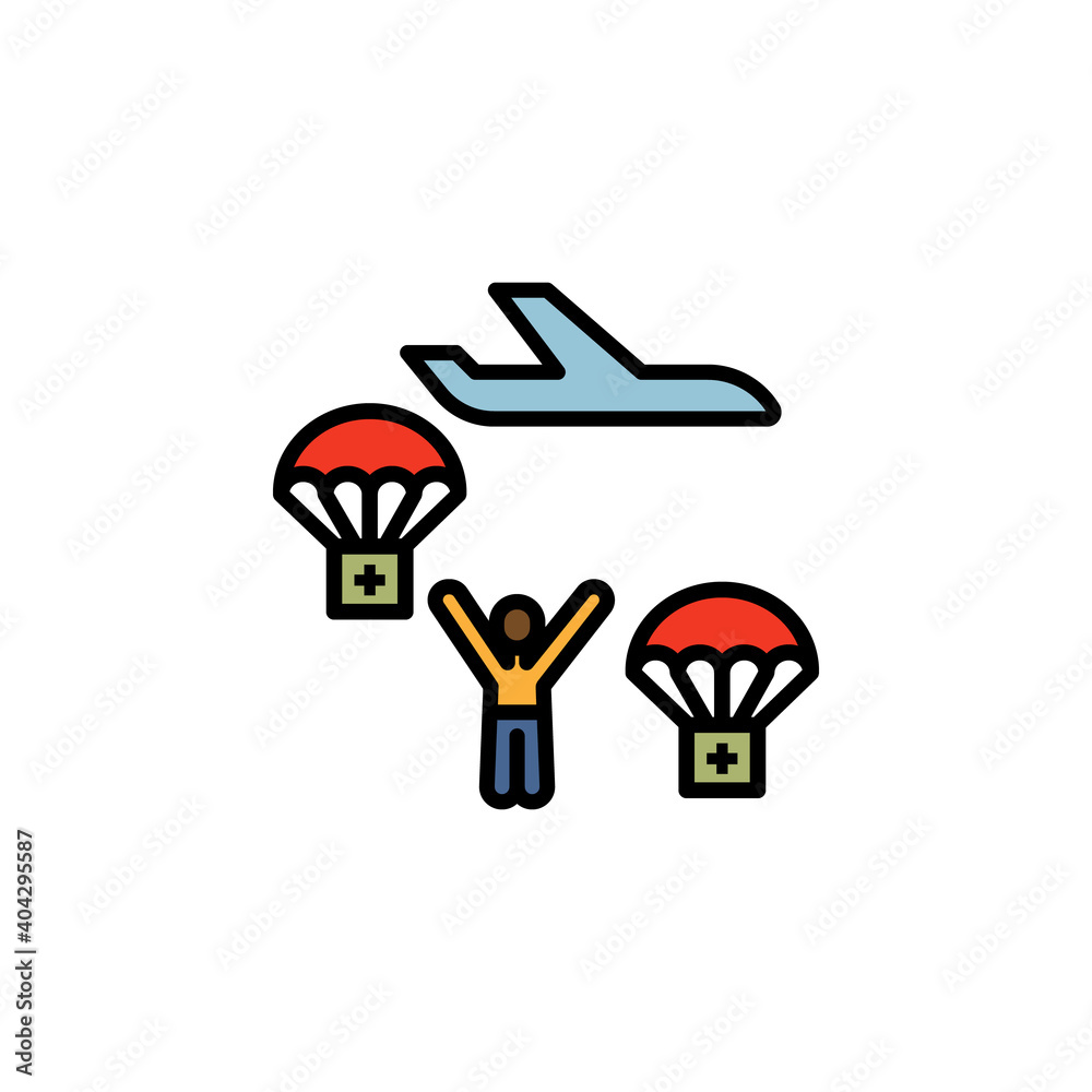 help donation migration outline icon. element of migration illustration ...