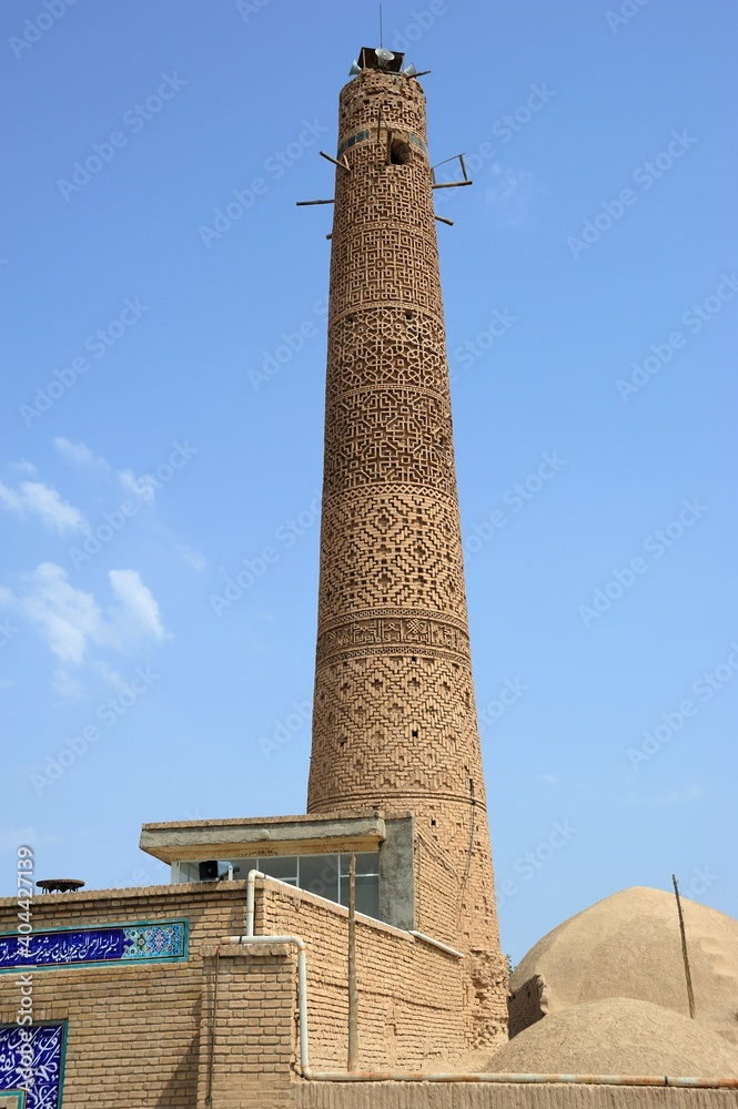 Damghan Friday Mosque was built in the 11th century during the Great ...