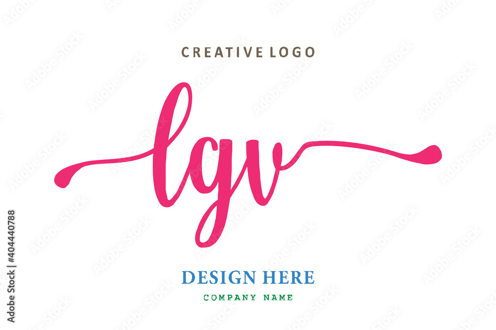 LGV lettering logo is simple, easy to understand and authoritative ...