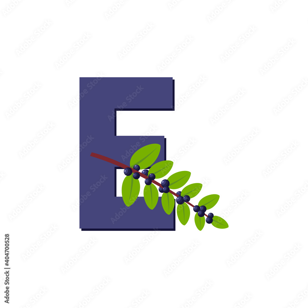 Fruits Alphabet - Letter E for Evergreen Huckleberry. Education for ...