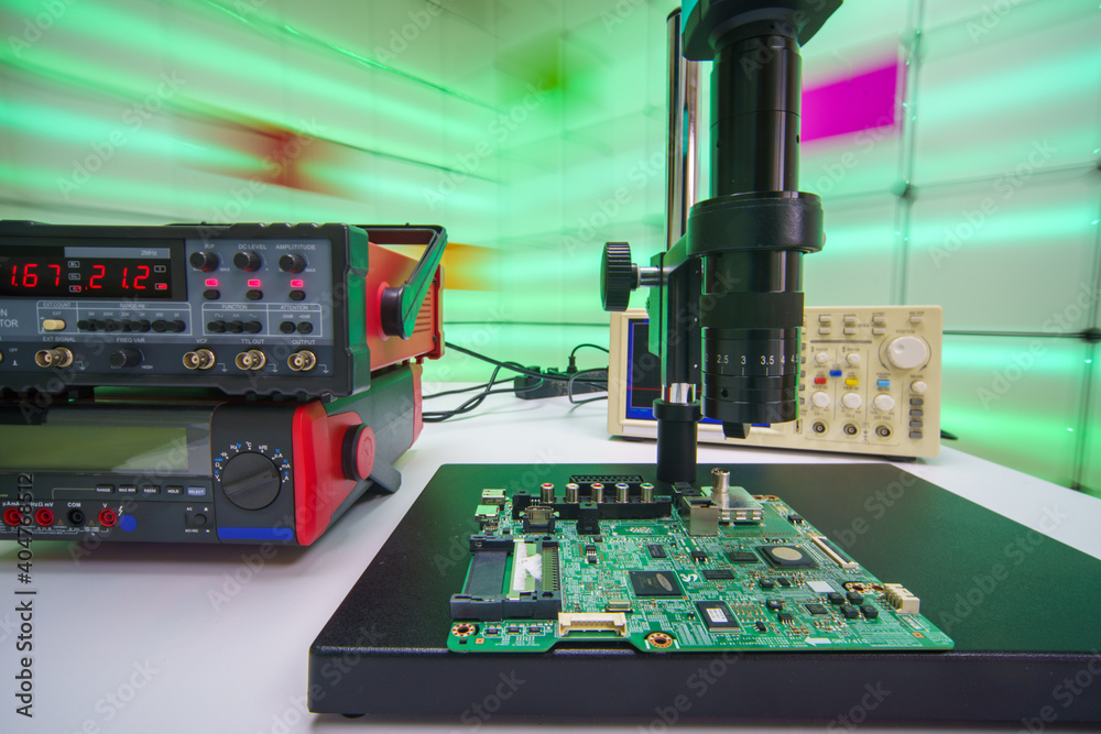 Automated control of printed circuit boards. Control of chip mounting ...