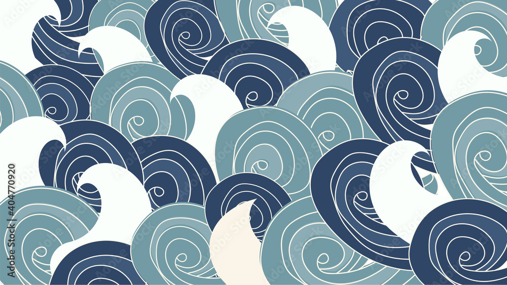 Traditional Japanese Wave Patterns