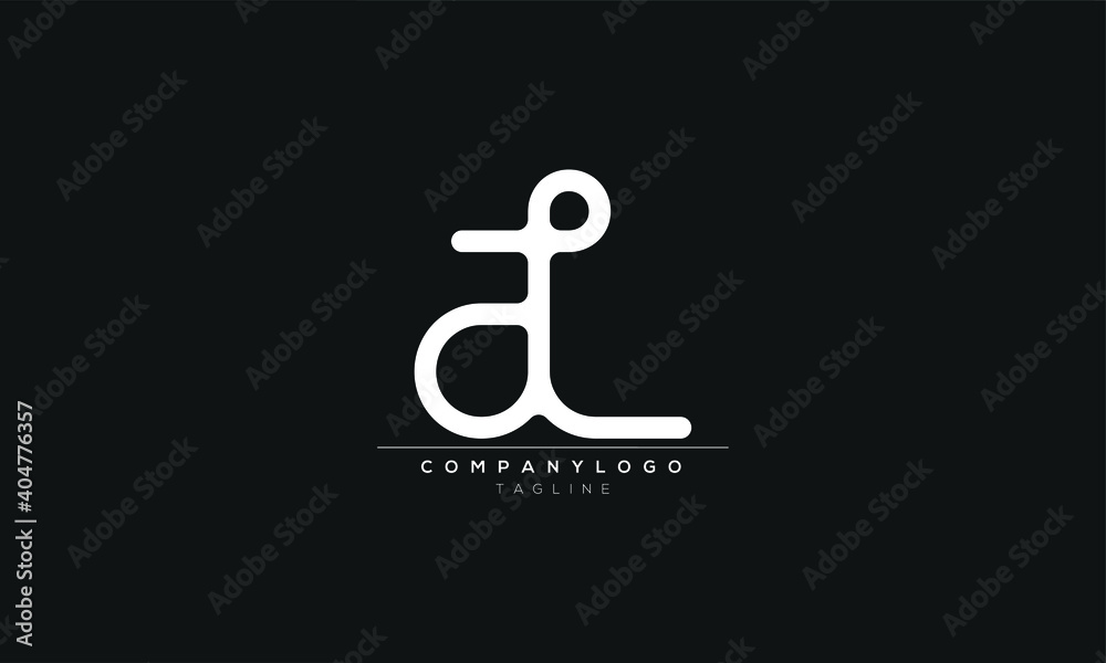 DPL PLD Abstract initial monogram letter alphabet logo design Stock ...