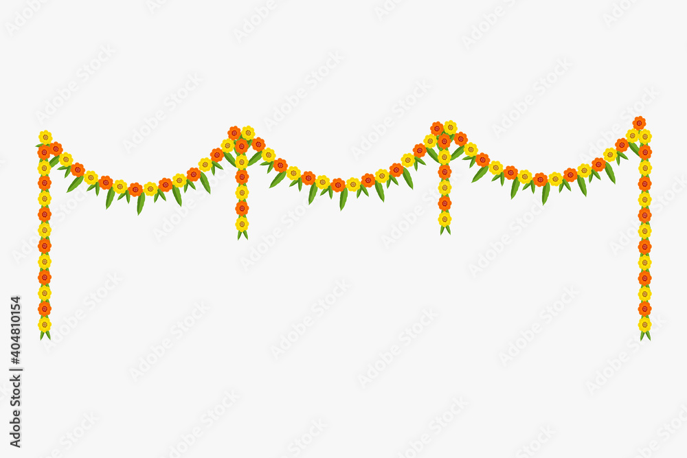 Mango Leaf Toran Clip Art