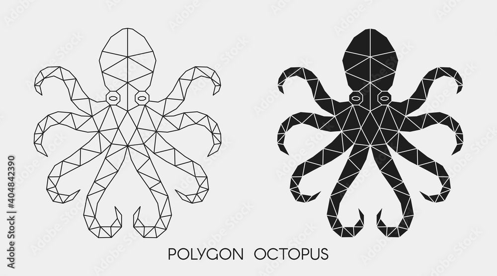 Geometric Octopus Tattoo