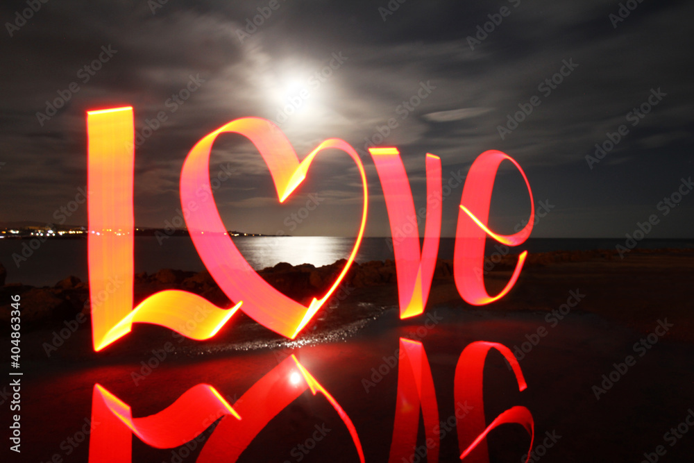 Light Painting Love