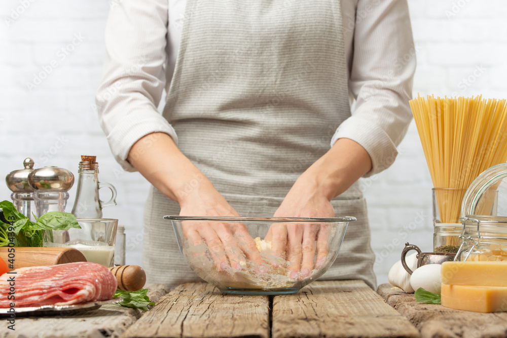 pasta, cooking, food, person, meal, spaghetti, dinner, kitchen, lunch ...