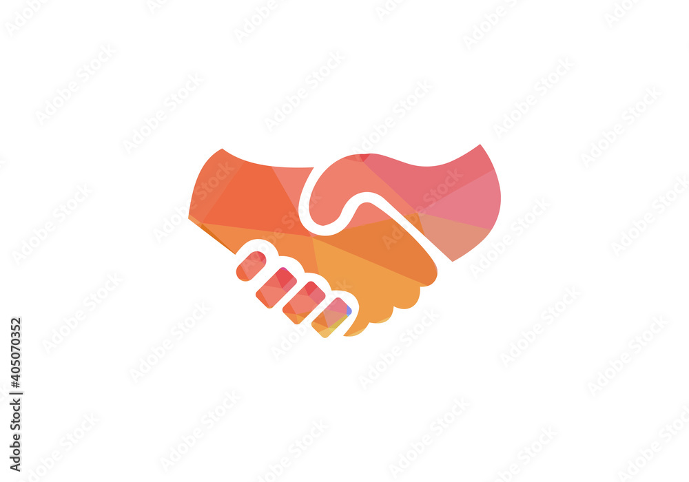 Charity logo design. Hand help logo and symbol. Handshake Logo design ...