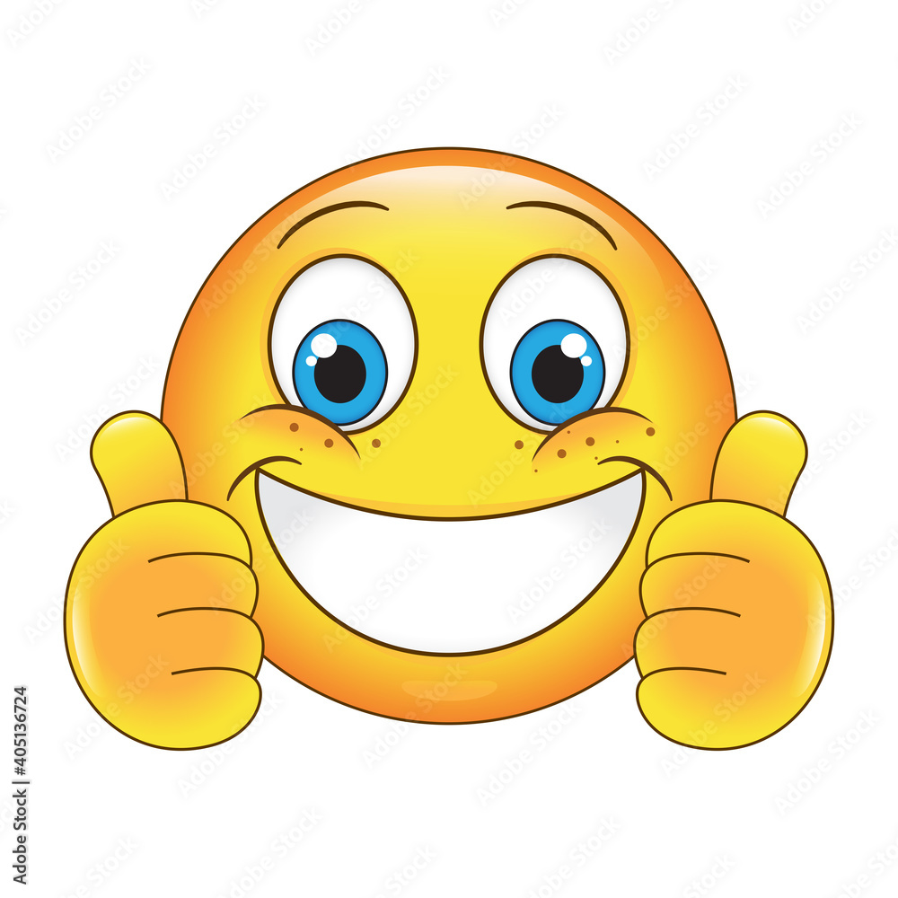 Face emoji icon isolated on white background. Trendy face emoji icon ...