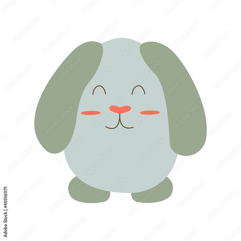 Bunny Clip Art Front View