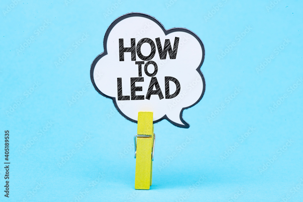 How to lead text on a bubble and blue background. Concept for business ...