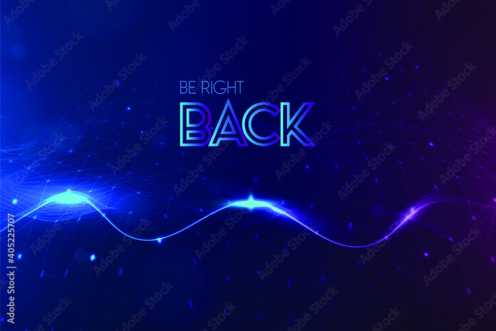 Be Right back Screen Stock Vector | Adobe Stock