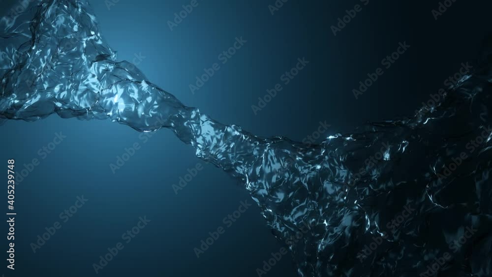 Water Flowing Patterns Fx Texture Animation Loop/ 4k animation of an ...