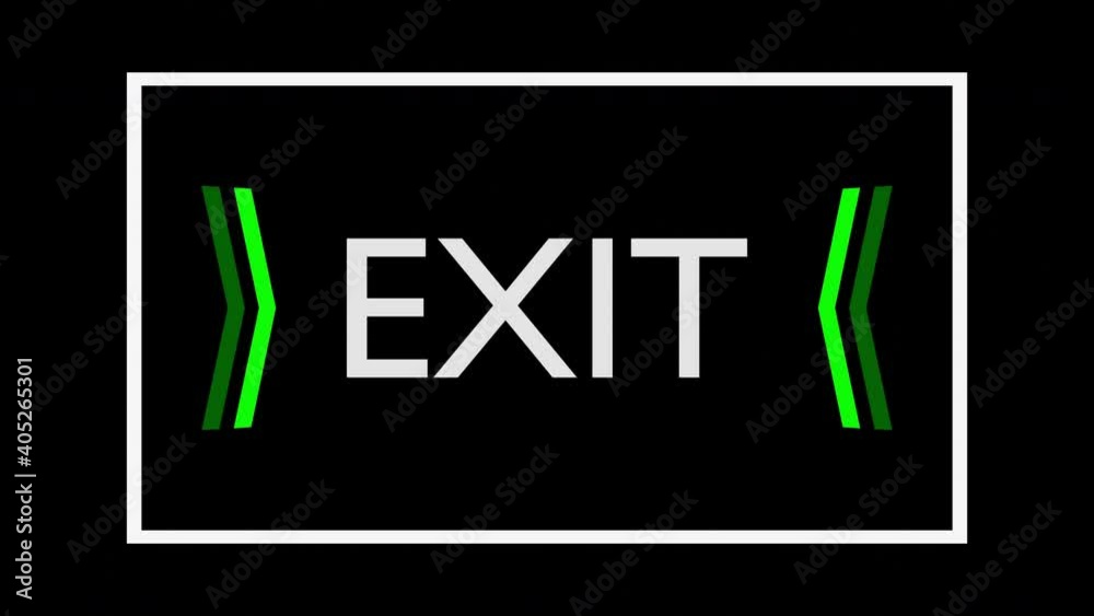 This black wall neon sign design is perfect as a warning sign for the ...