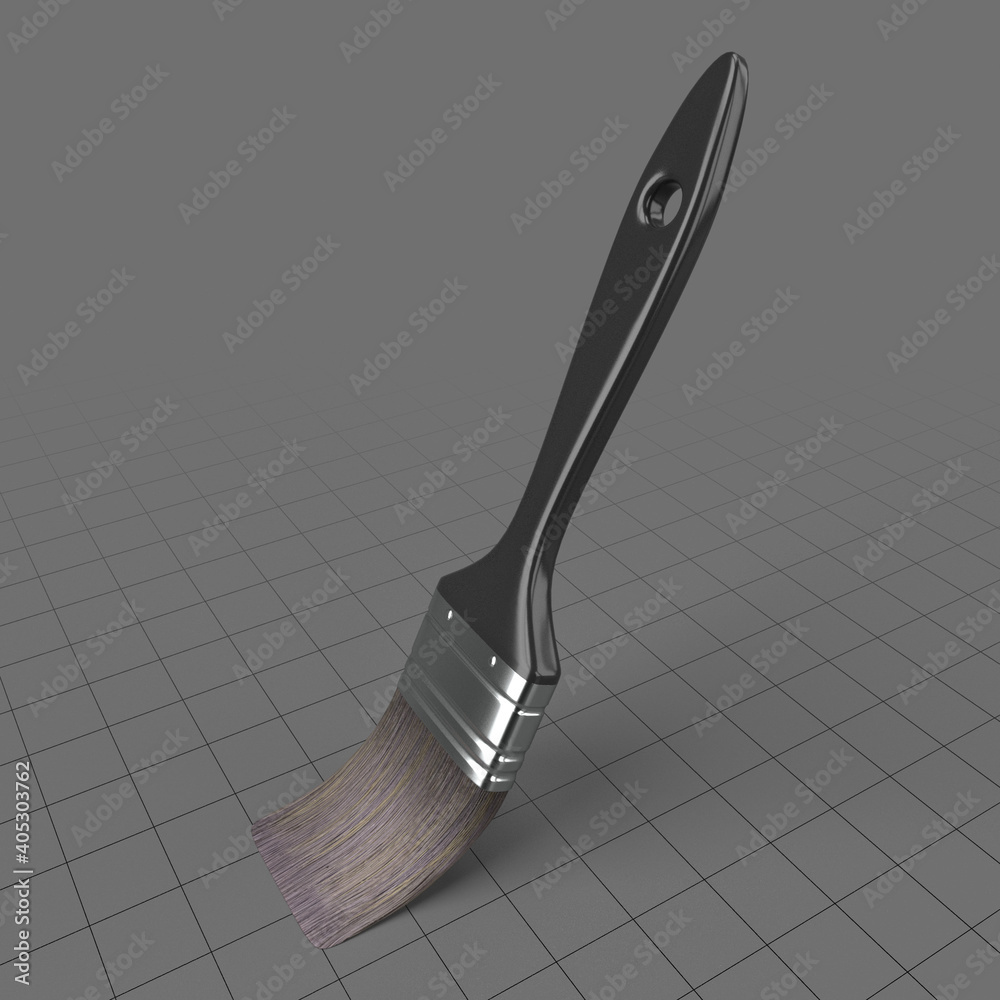 Paintbrush Stock 3D asset | Adobe Stock