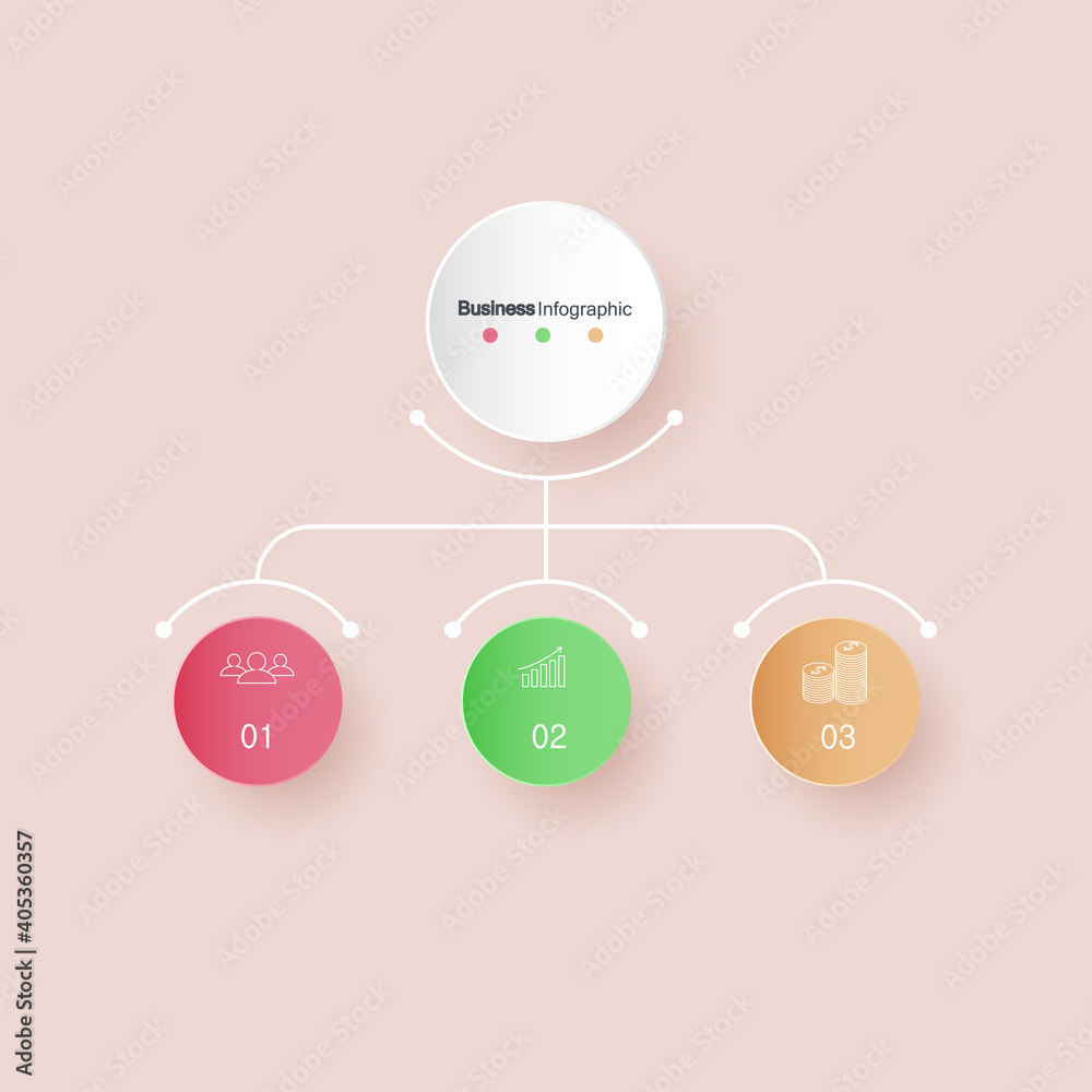 Template infografis vektor untuk diagram vertikal, bagan, presentasi ...