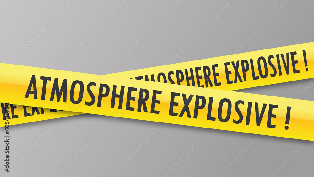 Logo atmosphère explosive. Stock Vector | Adobe Stock