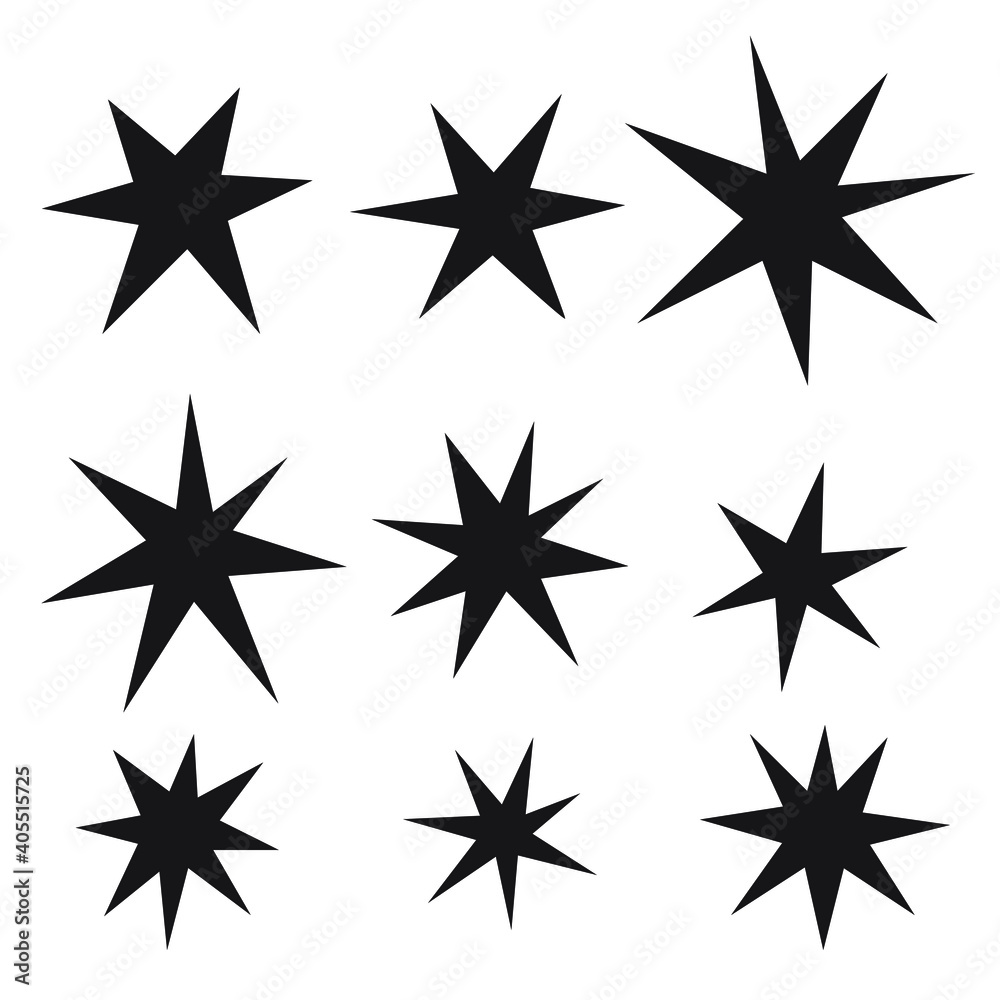 Set of comic splash, explosion, burst, bang, blast, shine, star vector ...