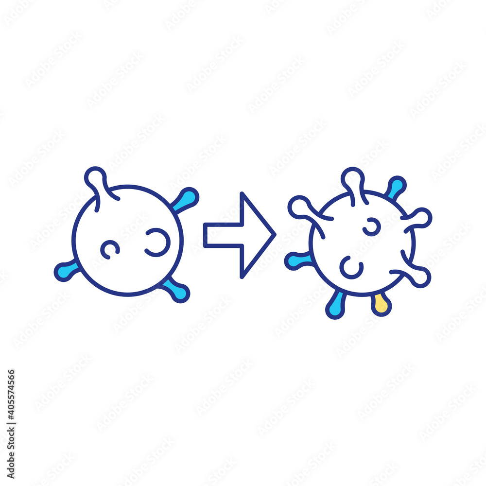 Expanded immunization RGB color icon. Top international healthcare ...