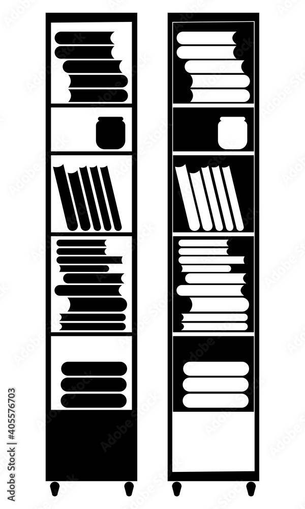 Tall Stack Of Books Black And White