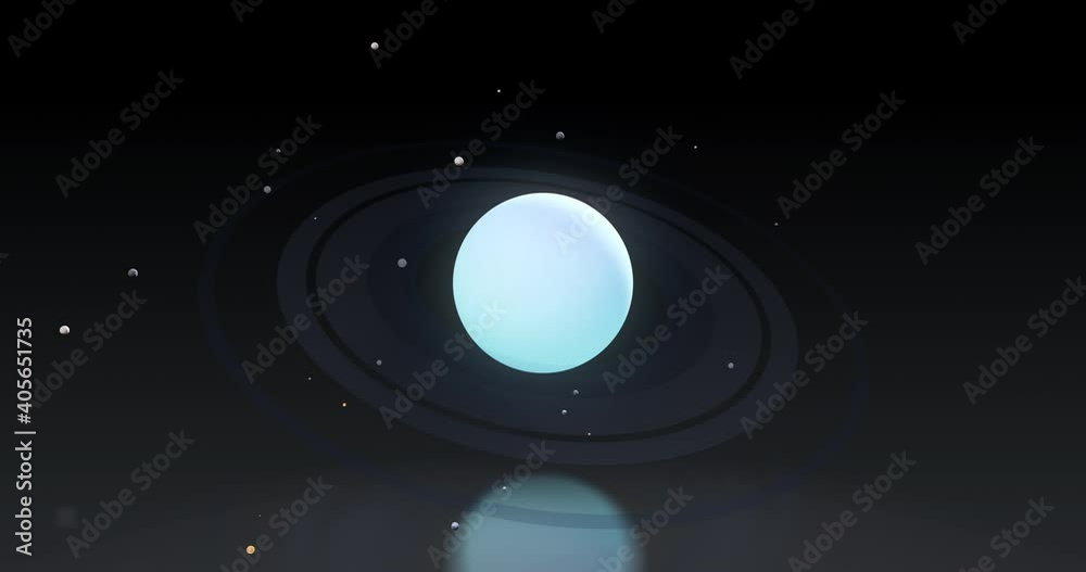 Planet Uranus 3D, Solar System, Solar System Planets, Stars, 3D ...